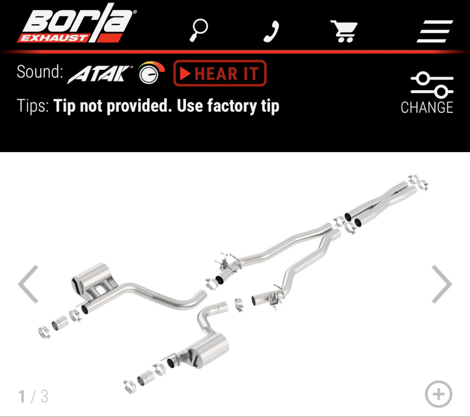 Глушитель BORLA ATTACK, сцепа Mcleod Racing RXT — Dodge Challenger, 6,7 ...