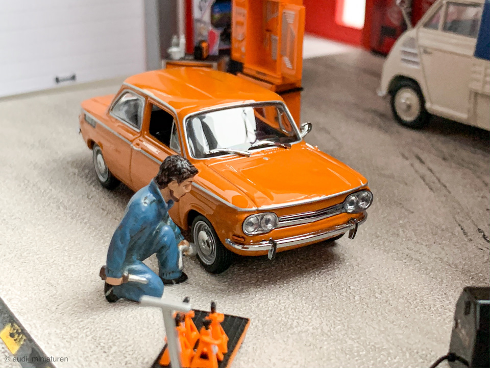 1968 NSU TT Targa Orange (Minichamps) 1/500 1:43 — DRIVE2