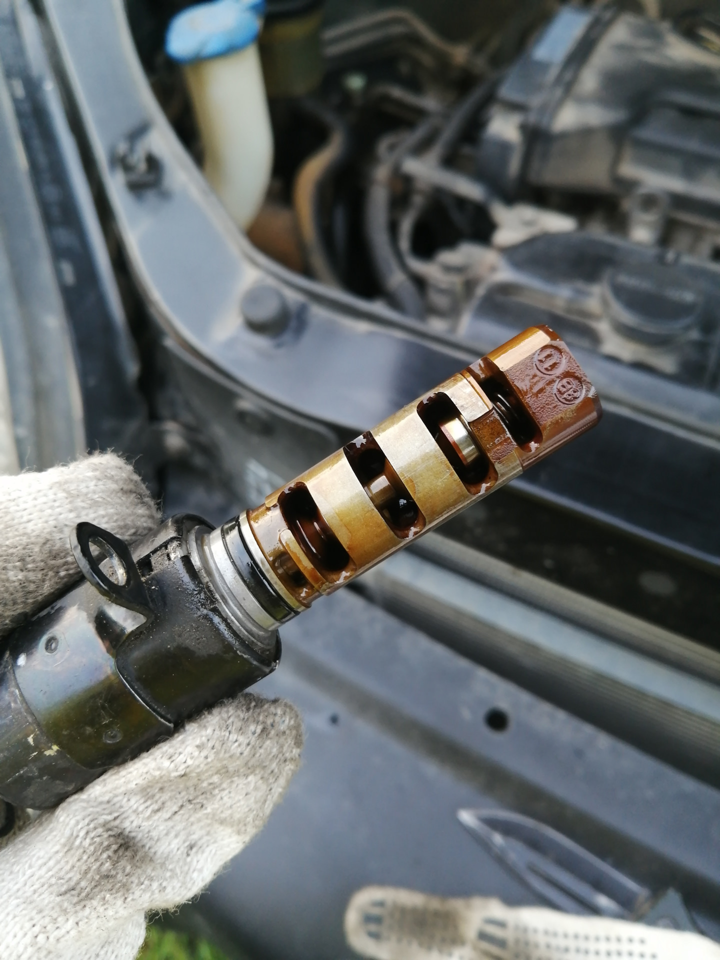 Сальник за 97500 и P0016 — Hyundai Tucson (JM), 2 л, 2008 года ...