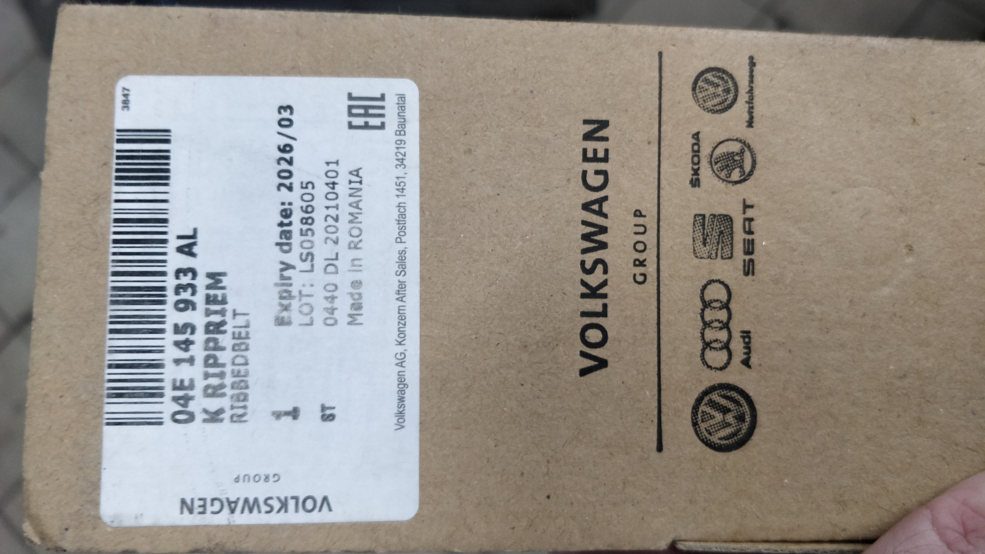 Замена поликлинового ремня и натяжного ролика, на 1.4tsi — Volkswagen ...