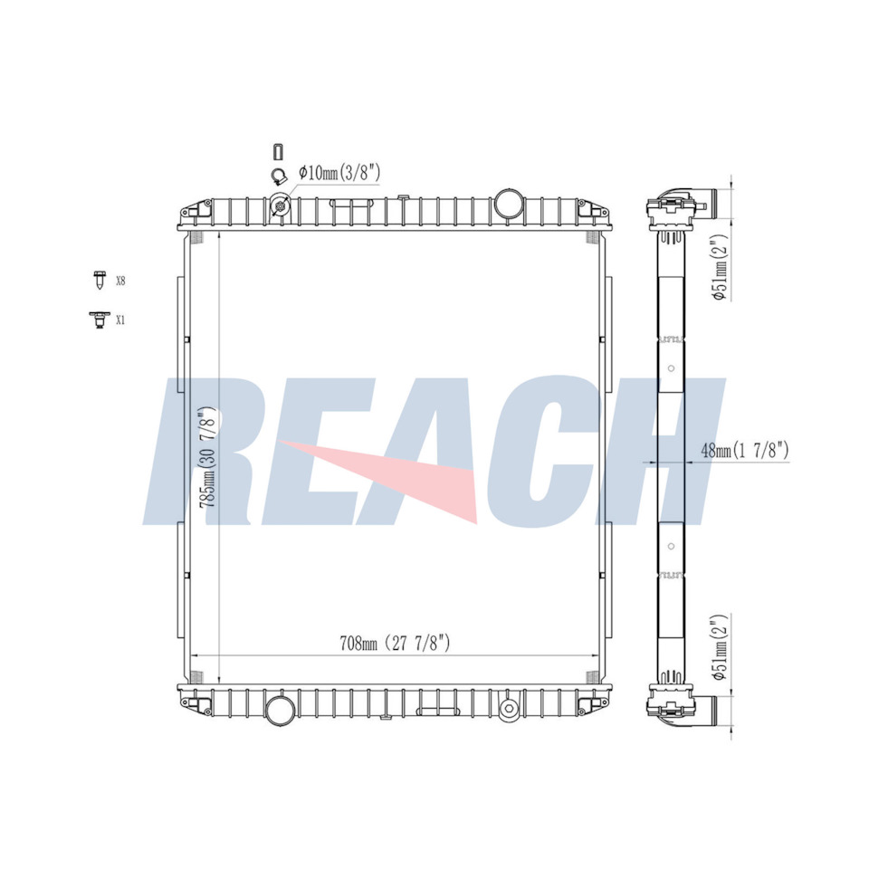 14211071148 Радиатор охлаждения Reach Cooling | Запчасти на DRIVE2