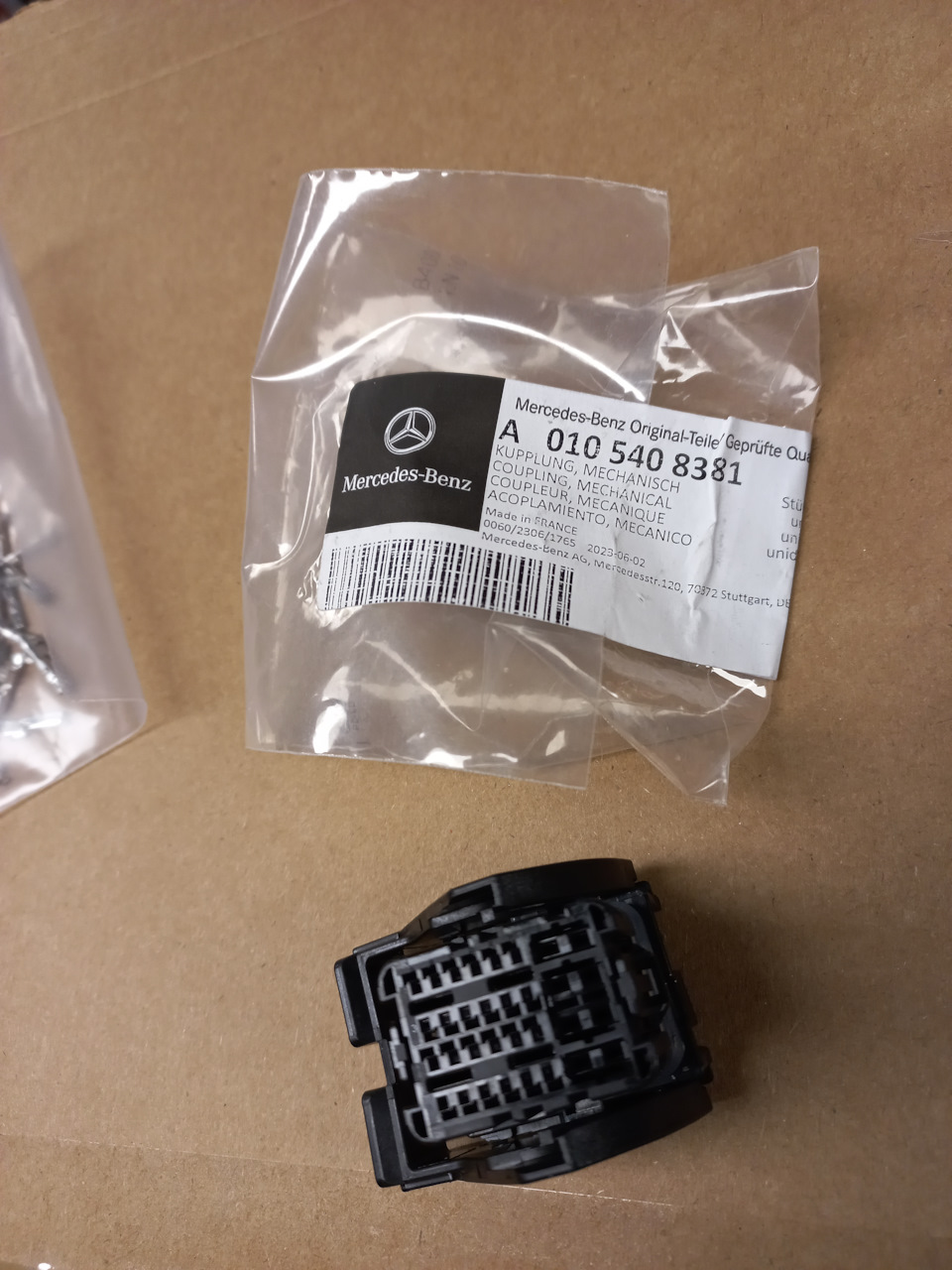 A0105408381 Разъёмом Mercedes | Запчасти на DRIVE2