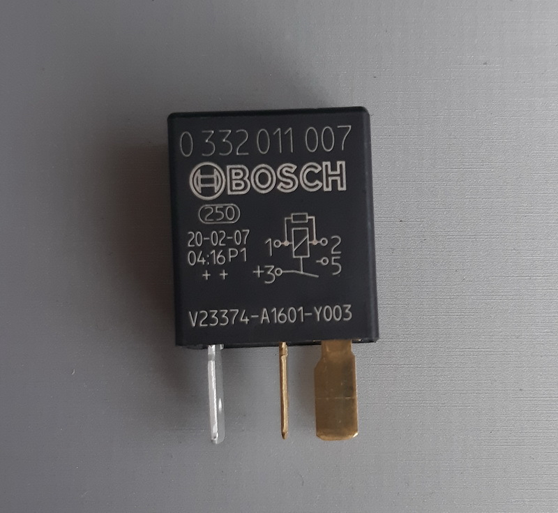 0332011007 МИКРО-РЕЛЕ 12В 20А BOSCH | Запчасти на DRIVE2