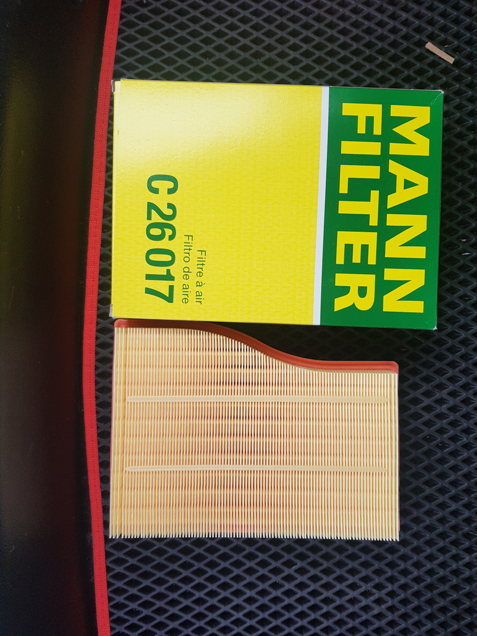 C26017 Воздушный фильтр MANN FILTER | Запчасти на DRIVE2