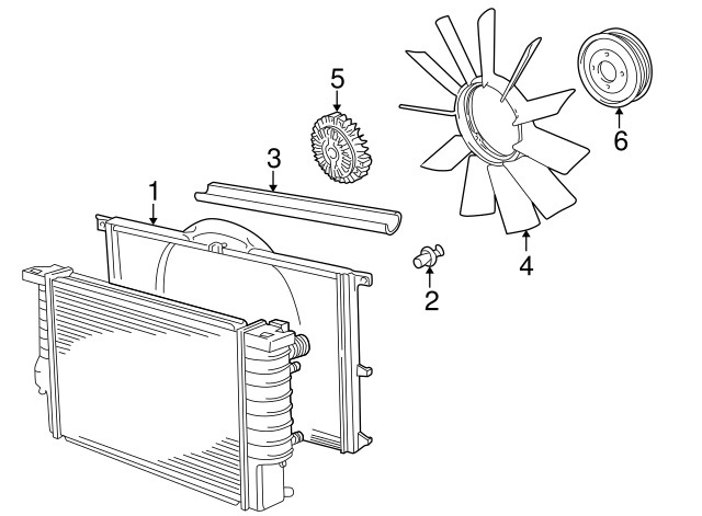 17101440252 кожух вентилятора BMW | Запчасти на DRIVE2