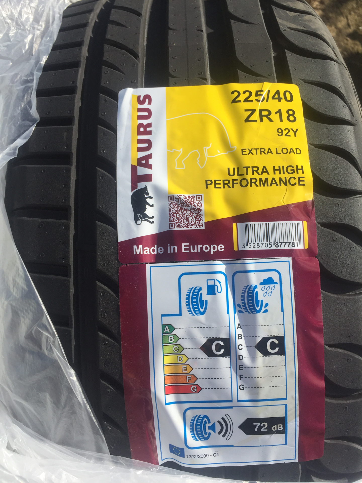 Taurus 225/40 zr18 — BMW 3 series Touring (E46), 2 л, 2001 года | шины ...