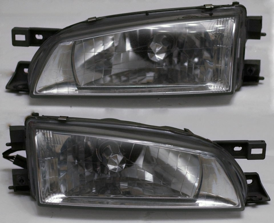 Фары хрусталь леворульные с корректором. — Subaru Impreza (GC/GF), 2 л ...