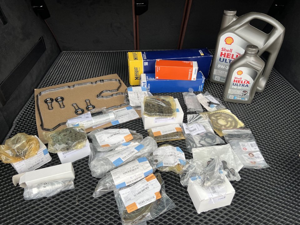 Сервис 10. Замена цепей B47 — BMW 5 series Touring (F11), 2 л, 2017 ...