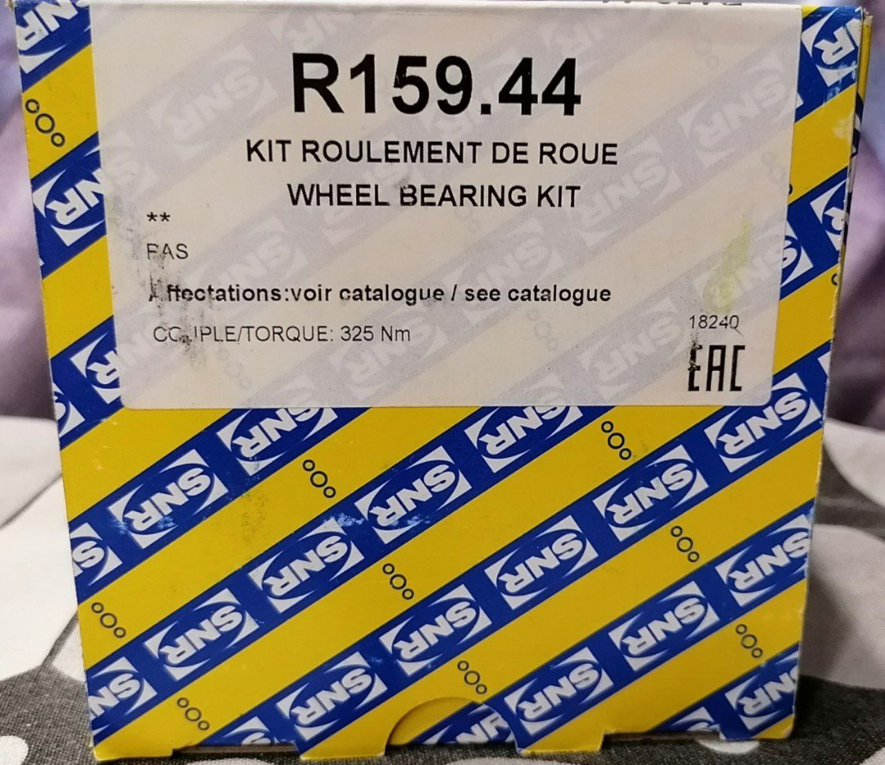 Citroen C4 1g ступичный подшипник SNR R159.44 Осторожно, подделка ...