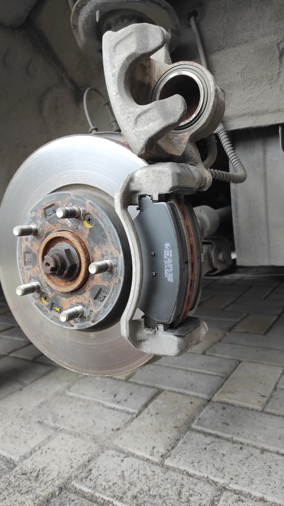 Замена тормозных колодок. — KIA Cerato (3G), 1,6 л, 2018 года ...