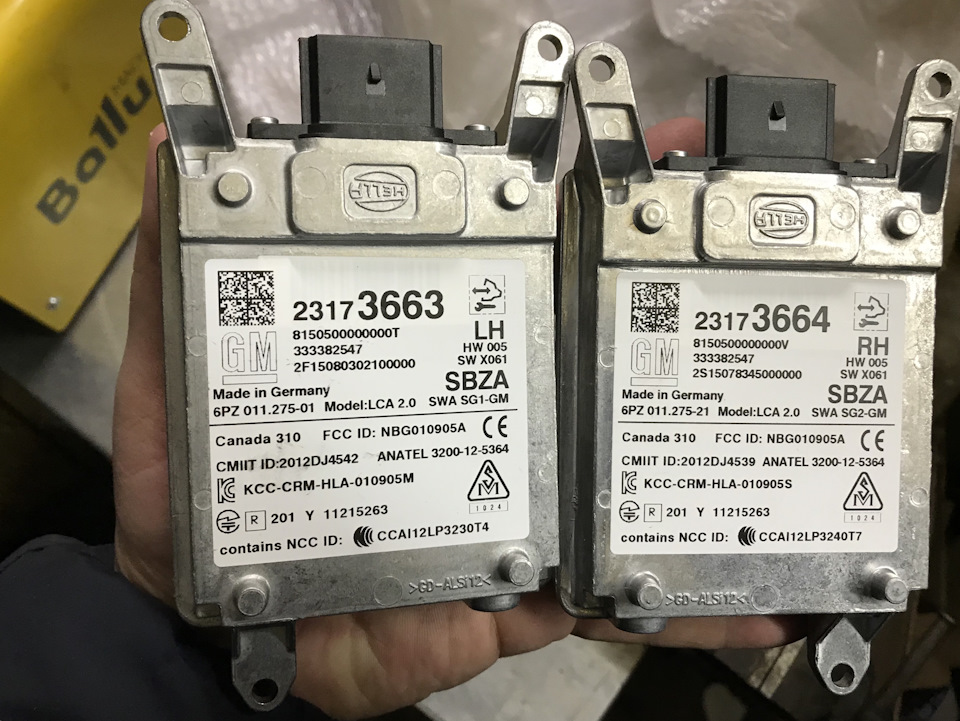 23173664 Радар слепых зон правый GM | Запчасти на DRIVE2