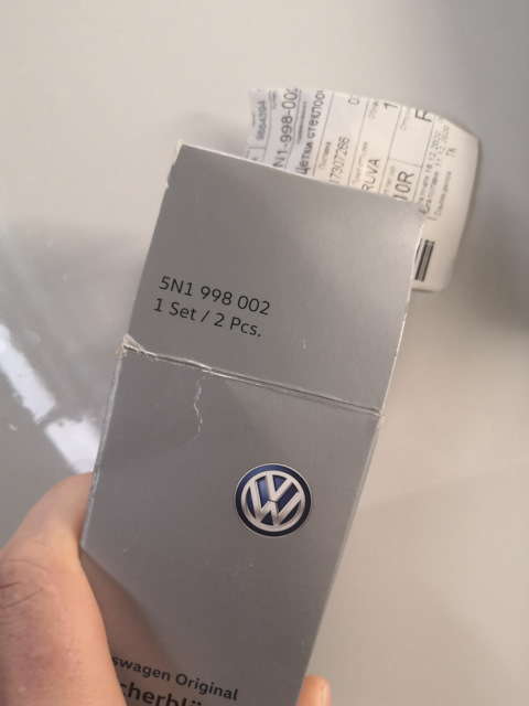 5N1998002 Щетки стеклоочистителя (комплект) VOLKSWAGEN TIGUAN 2007- VAG ...