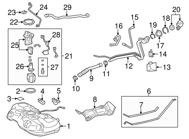 7724133011 Крепеж для топливной системы TOYOTA LEXUS | Запчасти на DRIVE2