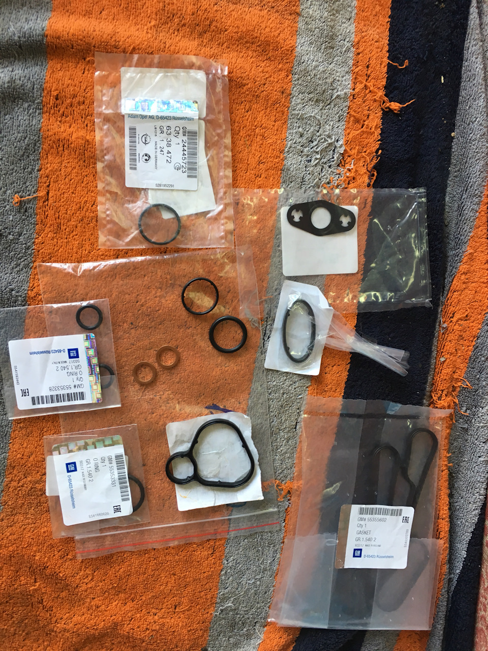 55355602 Прокладка маслоохладителя GM | Запчасти на DRIVE2