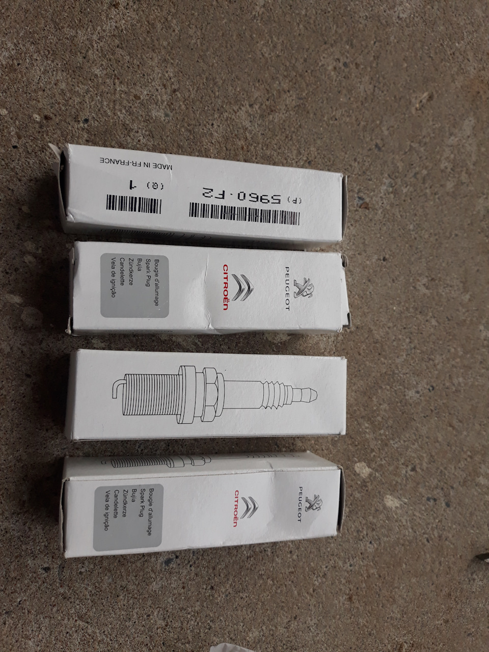 5960F2 Свеча зажигания Peugeot Citroen | Запчасти на DRIVE2