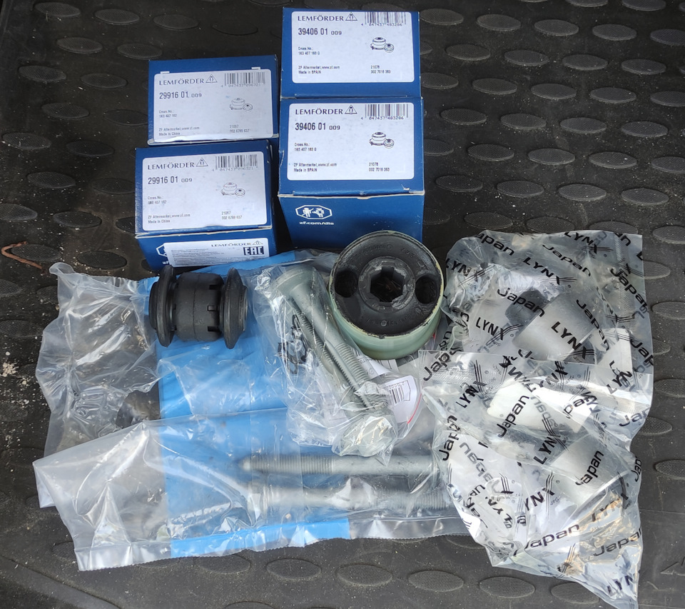 Замена сайлент-блоков передних и задних рычагов — SEAT Altea Freetrack ...