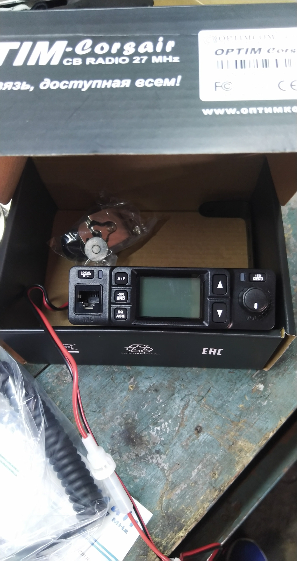 Рация Optim Corsair — Toyota 4Runner II, 3 л, 1993 года | электроника | DRIVE2