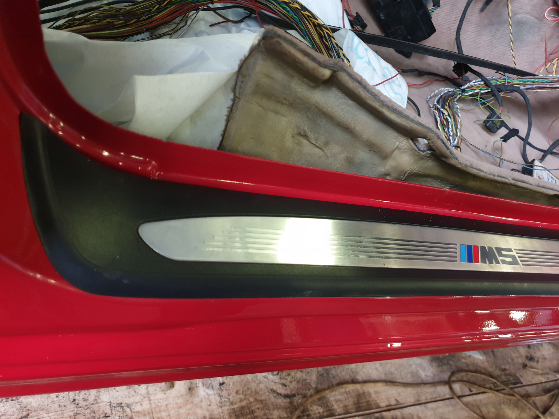 Накладки на пороги от м5 е60 — BMW 5 series (E34), 2,5 л, 1989 года ...