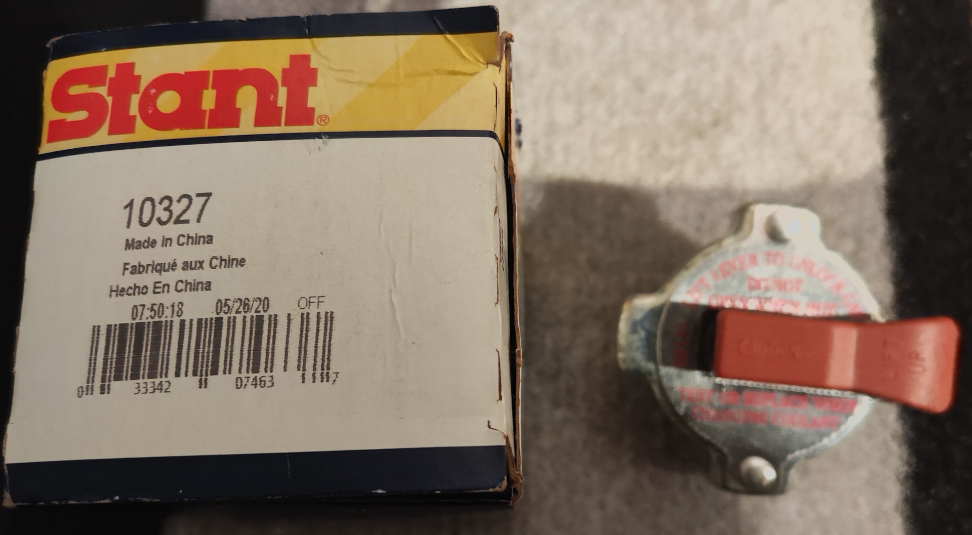 Новая блатная крышка радиатора Stant 10327 — Honda Prelude (BB5/BB6/BB7 ...