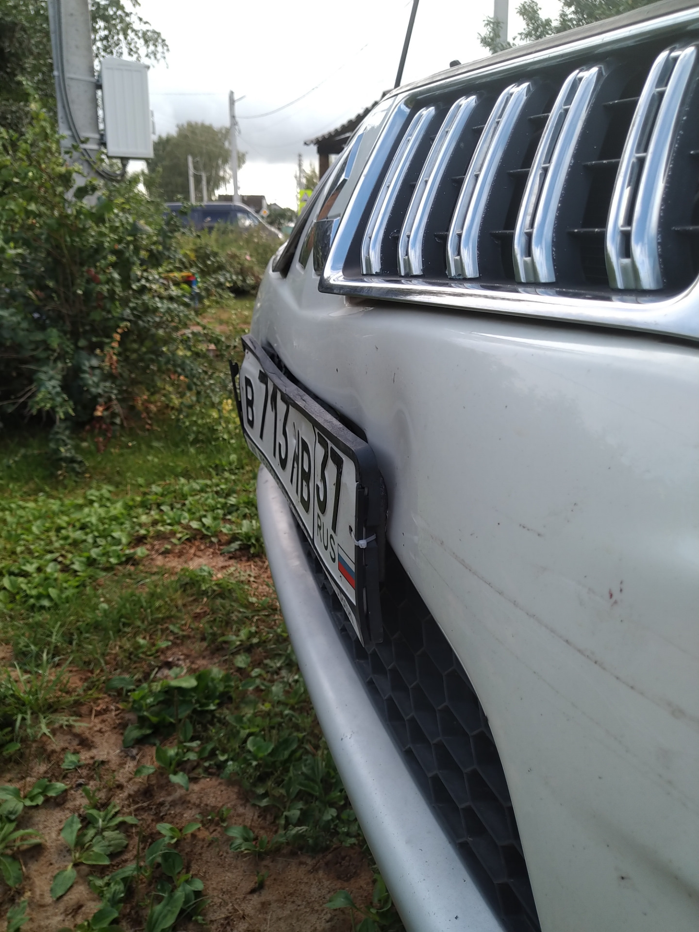 Небольшое дтп, запись для себя — Mitsubishi Pajero Sport (2G), 2,5 л ...