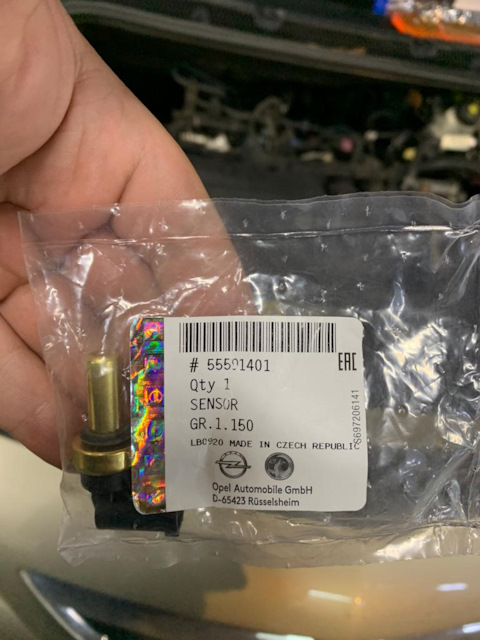 55591401 Датчик температуры охлаждающей жидкости GM | Запчасти на DRIVE2