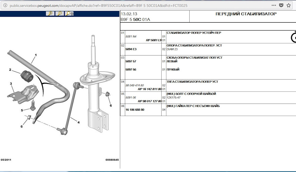 Замена рулевых тяг — Peugeot Partner Tepee, 1,6 л, 2009 года | визит на ...