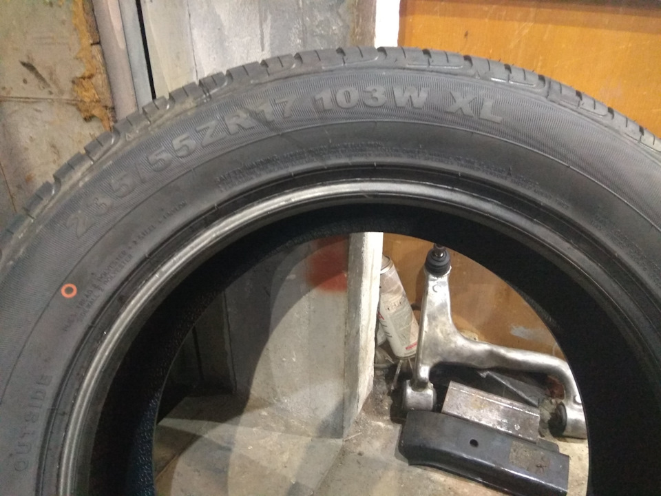 Лето 235*55*17 — Mercedes-Benz S-Class (W220), 3,2 л, 2003 года | шины ...