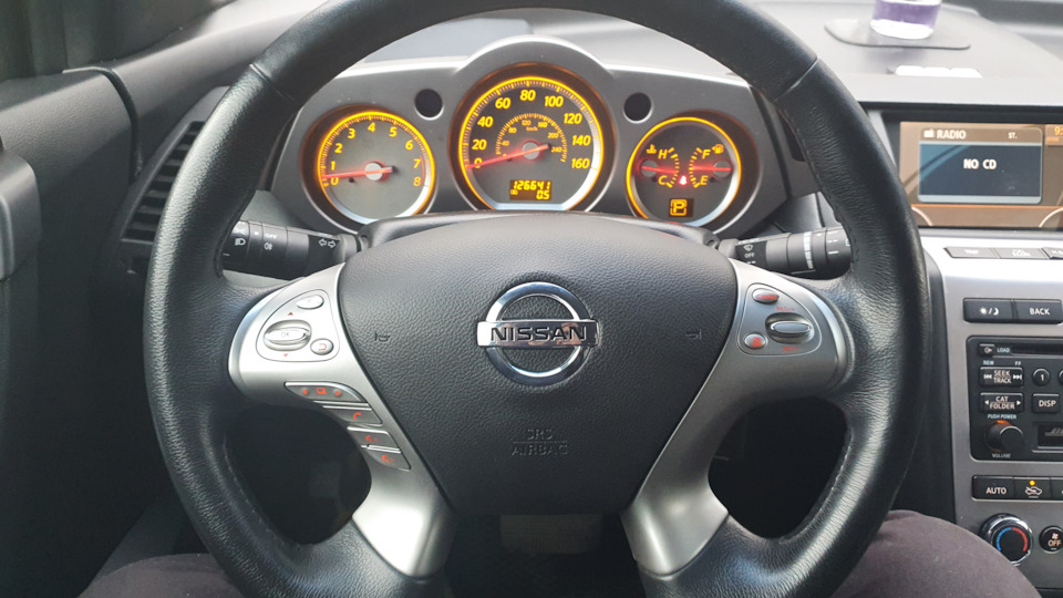 Руль Infiniti M37 Y51 в Nissan Murano z50 (Часть №2) — Nissan Murano I, 3,5 л, 2006 года ...