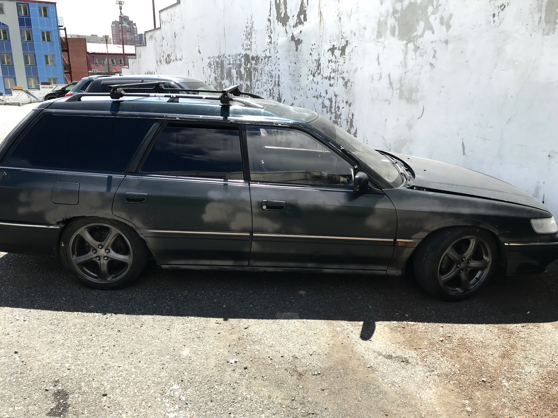 Крыло стоимостью с половину авто)))) — Subaru Legacy (BC/BJ/BF), 2 л ...