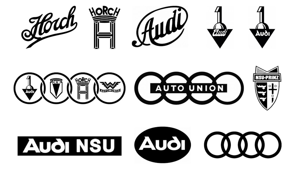 История логотипа AUDI — Horch — DRIVE2
