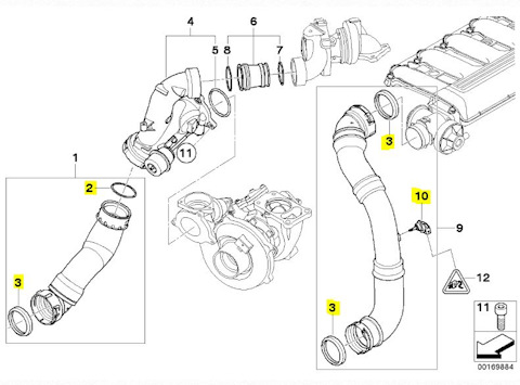 11617800585 Впускной трубопровод BMW | Запчасти на DRIVE2