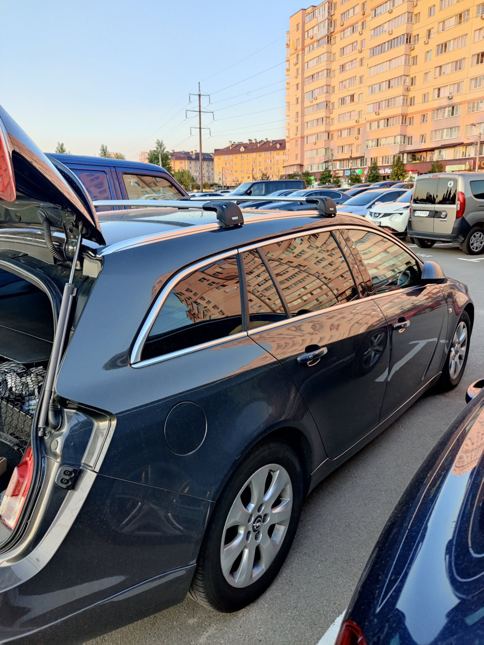 Поперечены Thule Wingbar edge 9595 — Opel Insignia (1G), 2 л, 2014 года ...