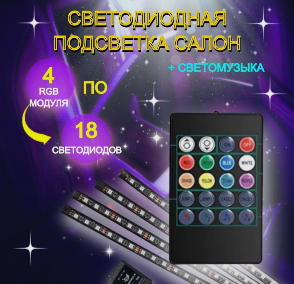 Подсветка ног!) — Lada Ларгус, 1,6 л, 2013 года | тюнинг | DRIVE2