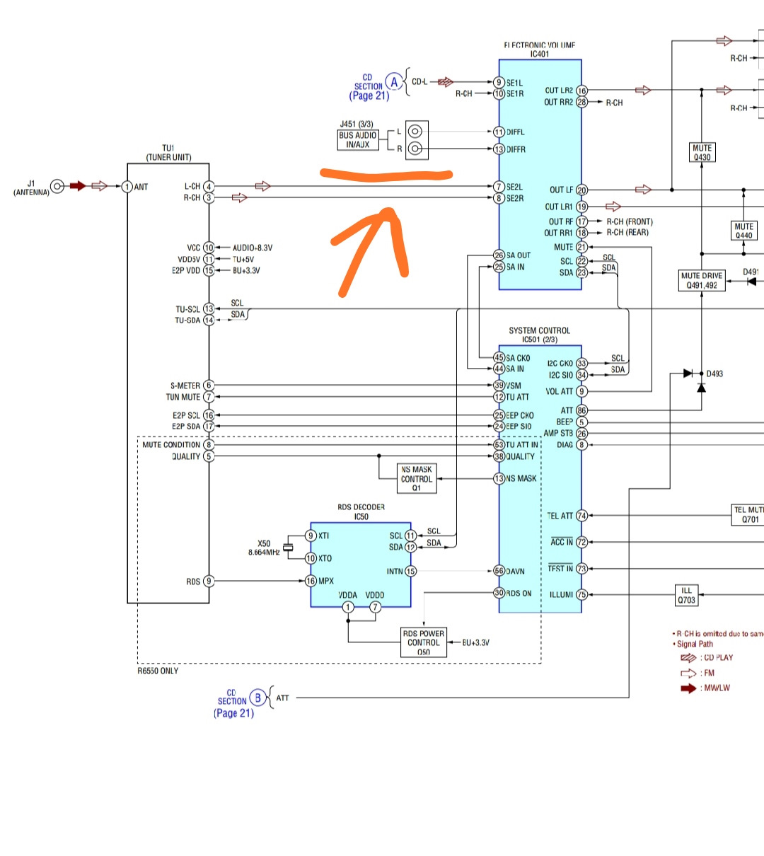 Помощи пост. Aux в sony cdx-r6550 — BMW 5 series (E34), 2,5 л, 1994 ...