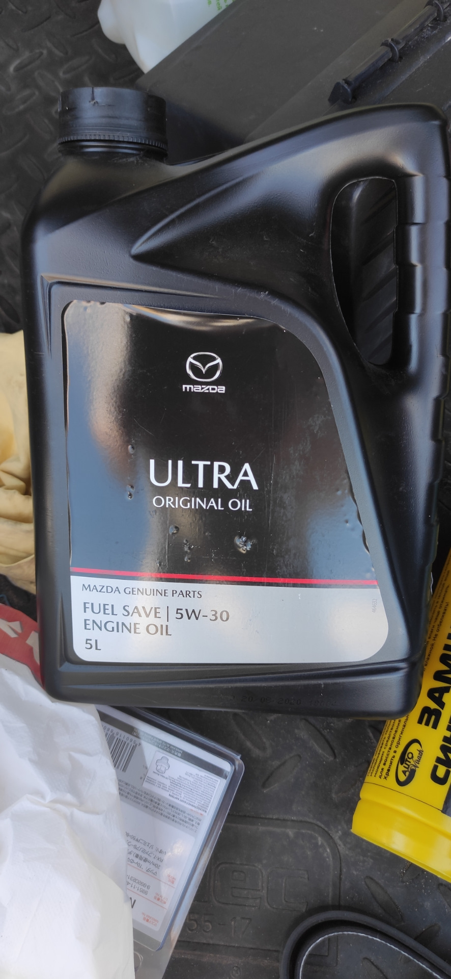 Замена роликов, ремня и масло — Mazda 6 (2G) GH, 2 л, 2008 года ...