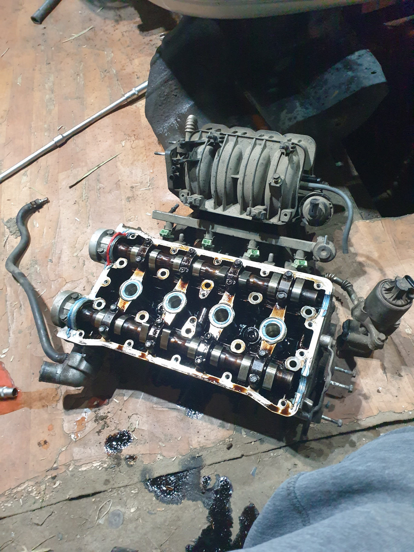 Ремонт двигателя — Daewoo Nexia (2G), 1,6 л, 2008 года | своими руками ...