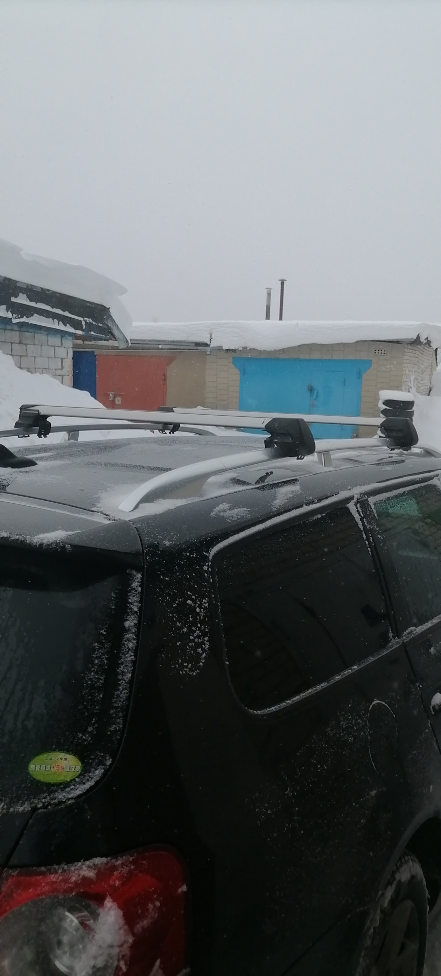 55.-Оригинальные дуги на рейлинги.20.12.21. — Volkswagen Passat Variant (B6), 2 л, 2009 года ...