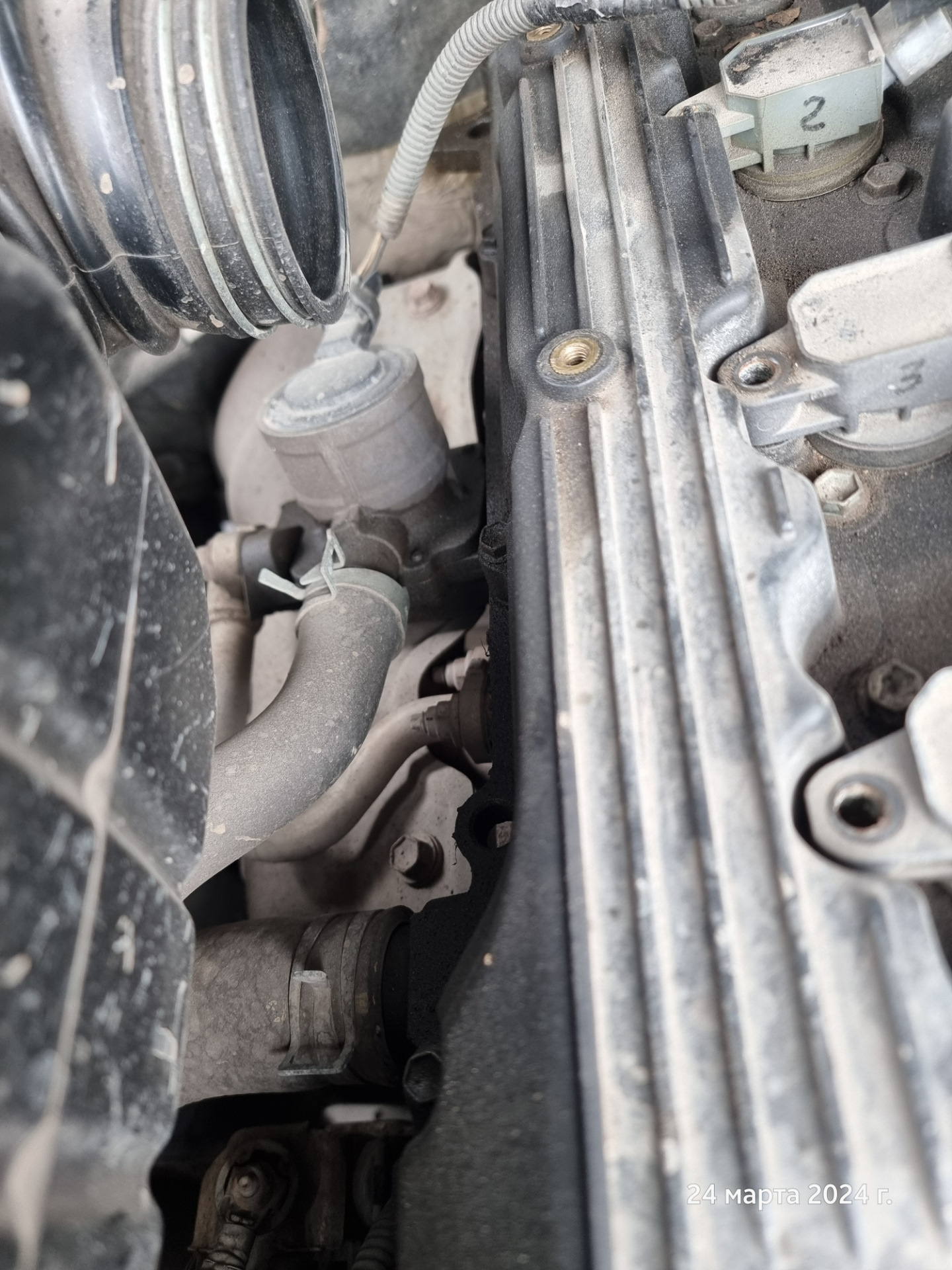 Запотел мой Прадос. Замена прокладок клапанной крышки. — Toyota Land ...