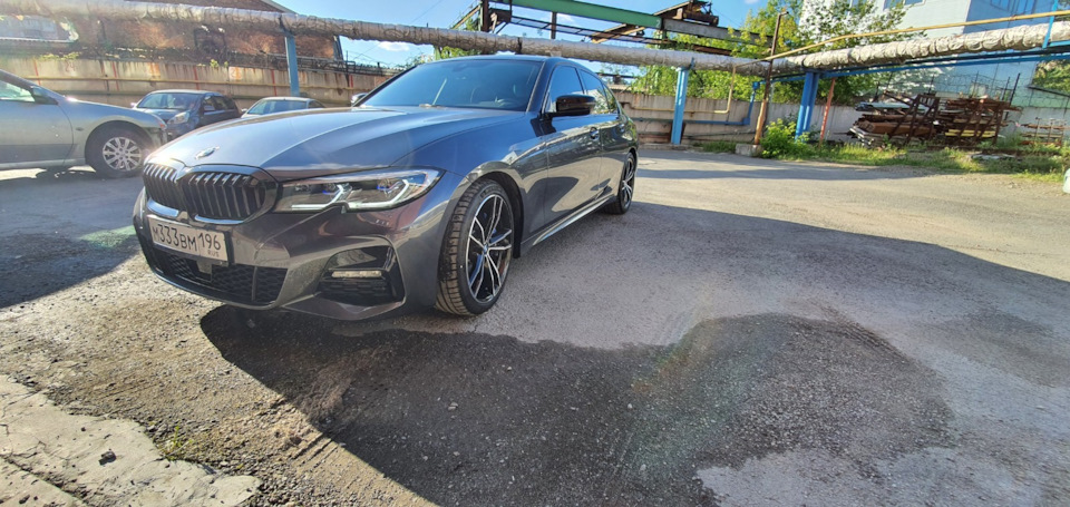 диффузор в стиле М340, не выдержал))) — BMW 3 series (G20), 2 л, 2020 ...