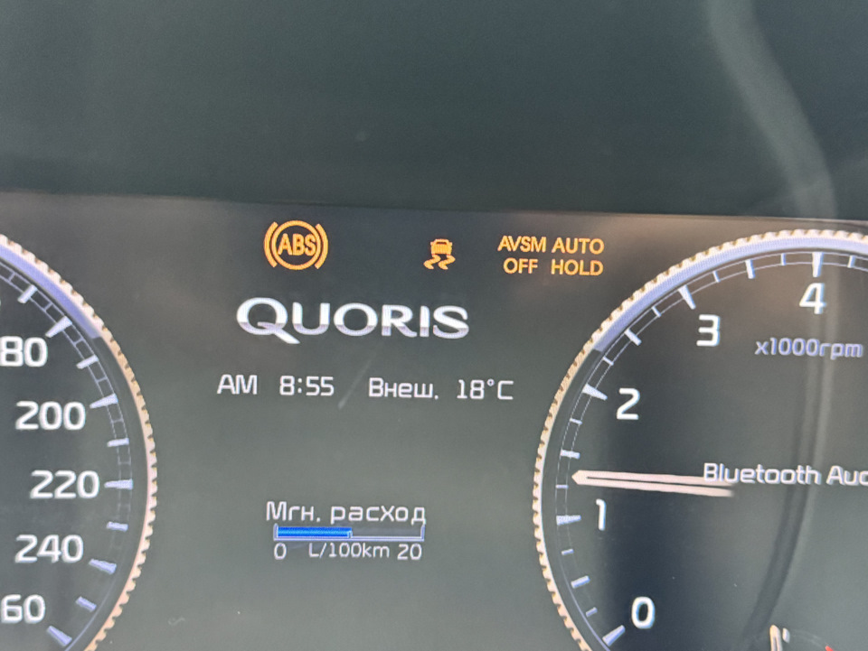 ABS /AVSM/ Auto Hold — KIA Quoris, 3,8 л, 2014 года | визит на сервис ...