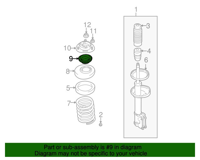 546122C000 ПОДШИПНИКИ ШАРИКОВЫЕ, С НАРУЖНИМ ДИАМЕТРОМ БОЛЕЕ 37 ММ KIA ...