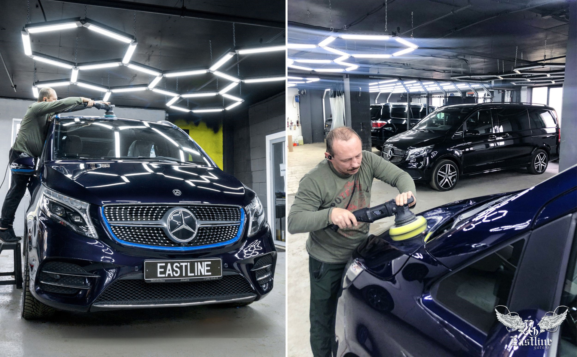 V-Class — полировка кузова автомобиля с последующим нанесением ...