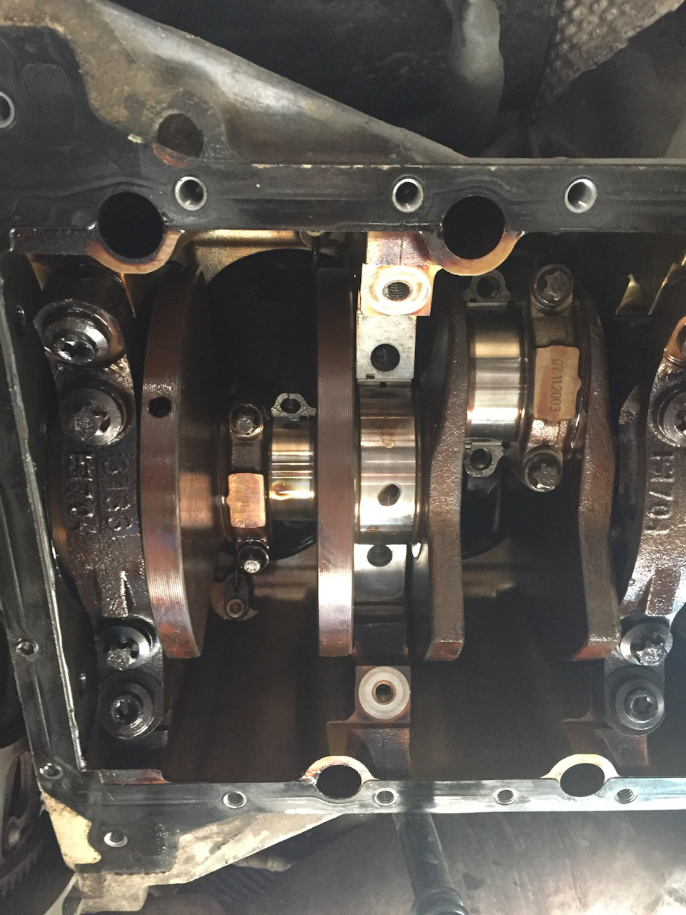 Начало истории по ремонту мотора n73b60 — BMW 7 series (E65/E66), 6 л ...