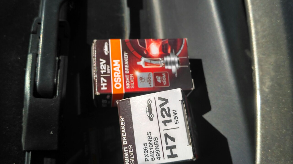 Новые лампы Osram Night Breaker Silver — KIA Ceed (2G), 1,6 л, 2013 ...