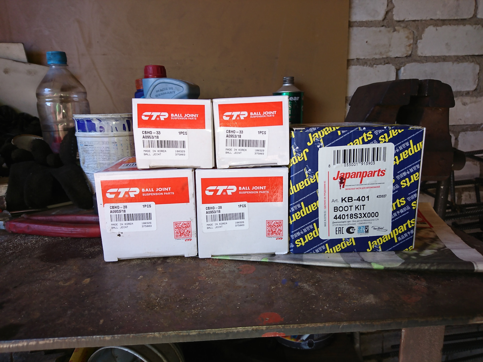 Замена шаровых — Honda Accord (7G), 2,2 л, 2006 года | расходники | DRIVE2