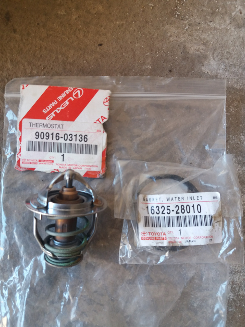 9091603136 Термостат TOYOTA LEXUS | Запчасти на DRIVE2