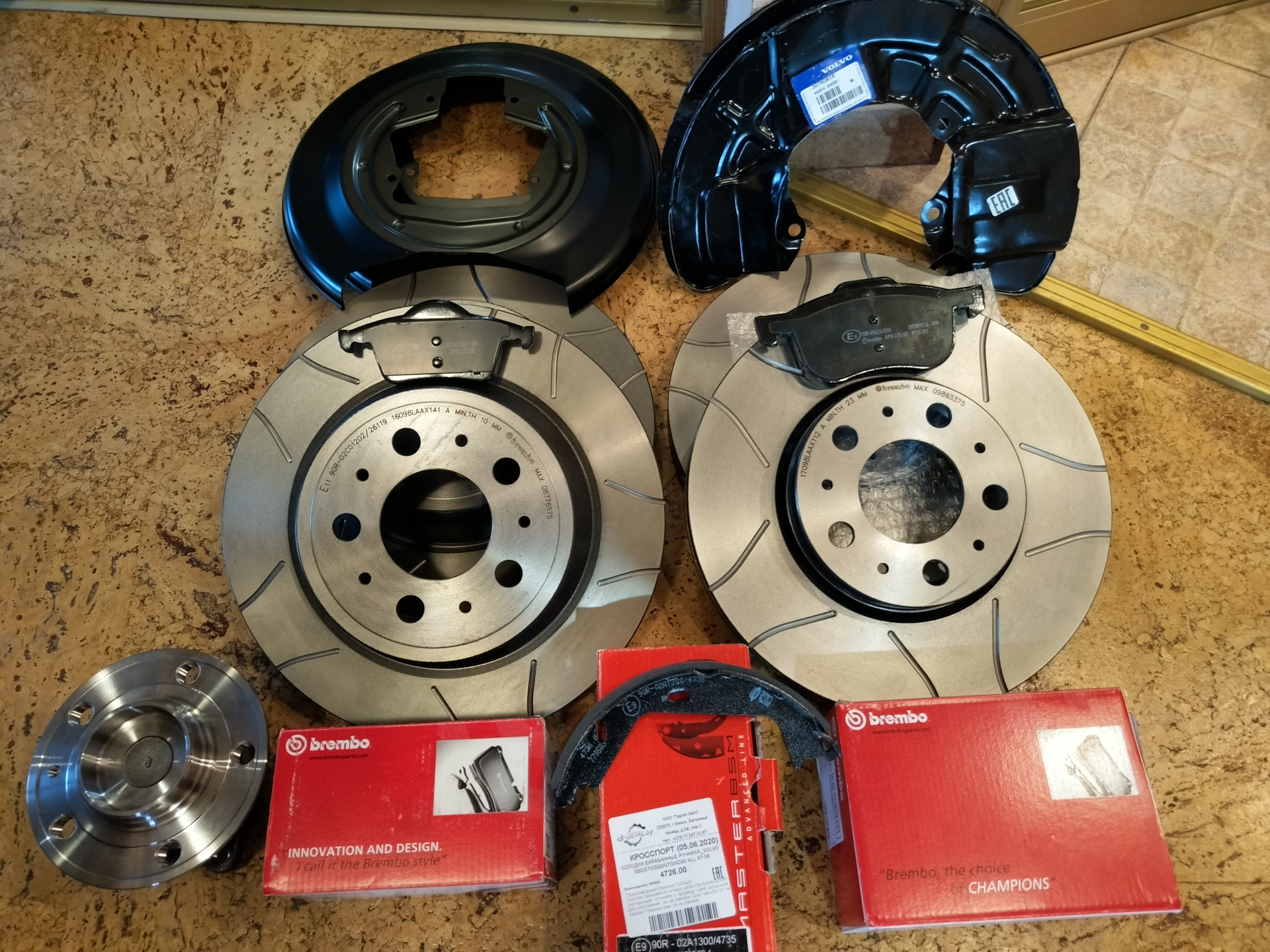 Подготовка ревизии тормозов или BREMBO тест! — Volvo S60 (1G), 2,4 л ...