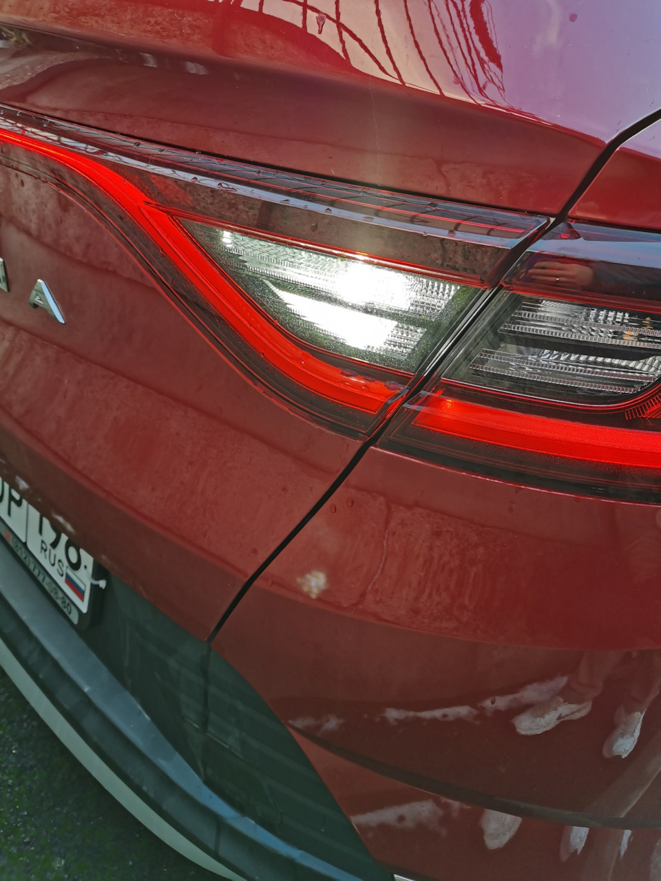 Led в задний ход — Renault Arkana, 1,6 л., 2019 года | аксессуары | DRIVE2