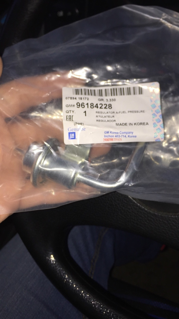 96184228 Регулятор давления топлива NEXIA GM | Запчасти на DRIVE2