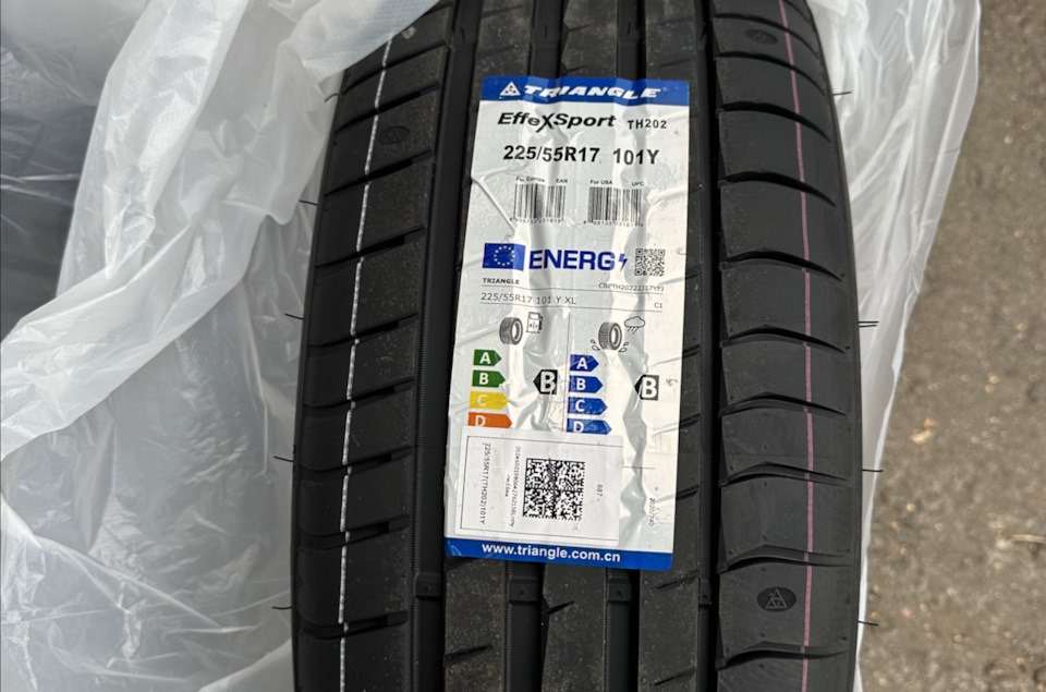 Отзыв о резине Triangle EffexSport th202 — Ford Mondeo IV, 2 л, 2008 ...